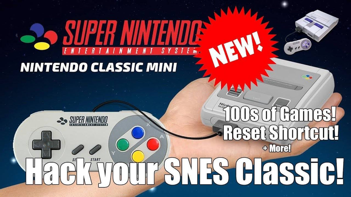 Mini SNES Hack Service Add 100 Plus Games And Shortcut Menu – Click.com.bn