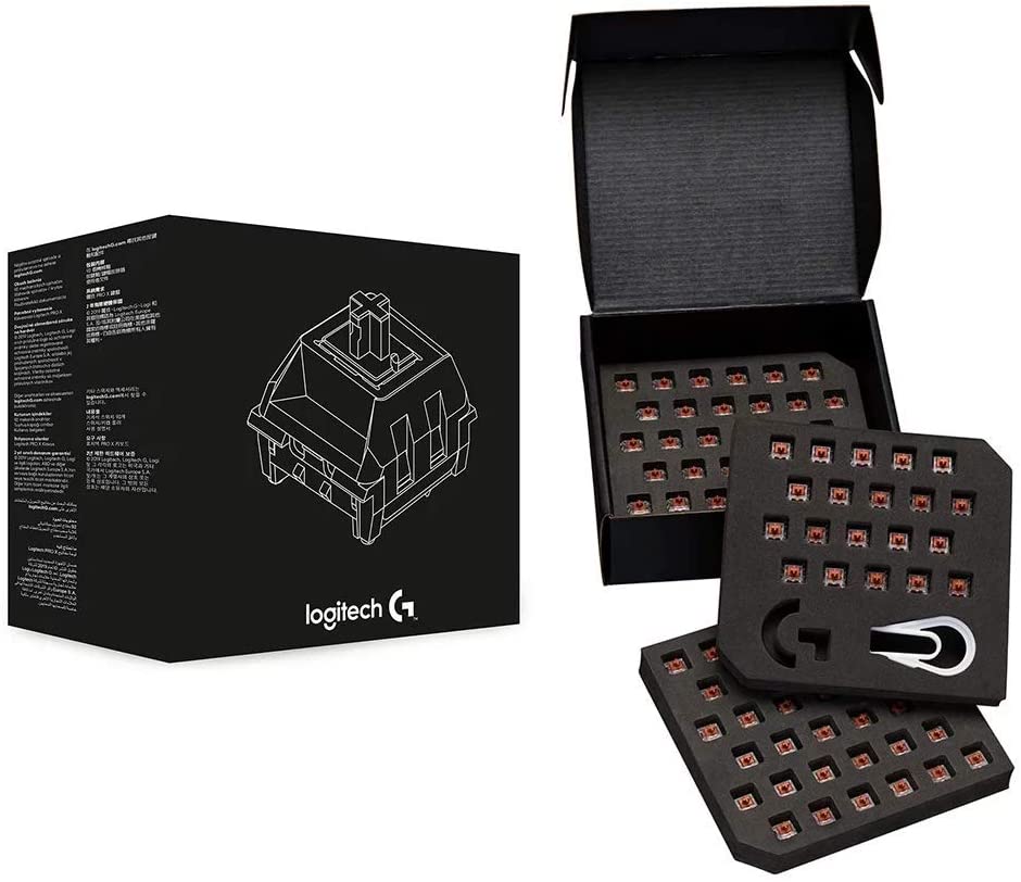 Logitech Keyboard G Pro X Mechanical Gaming Keyboard Switch Kit (GX Br ...