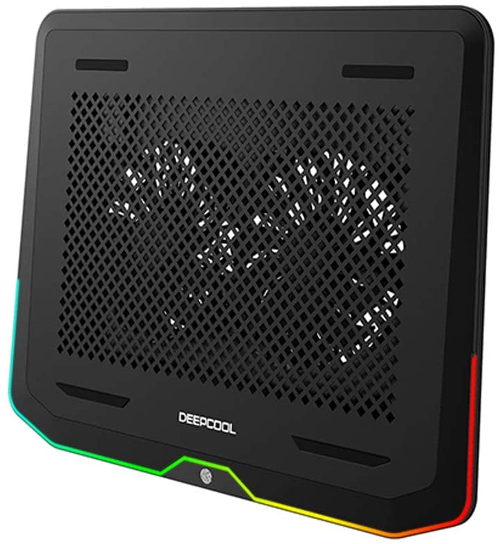 DeepCool N80 RGB Laptop Cooling Pad, 16.7 Million RGB Colors LED, Full ...