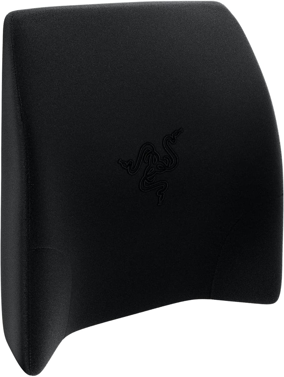 Razer Gaming Chair Support Lumbar Cushion: Fully-Sculpted Lumbar Curve ...