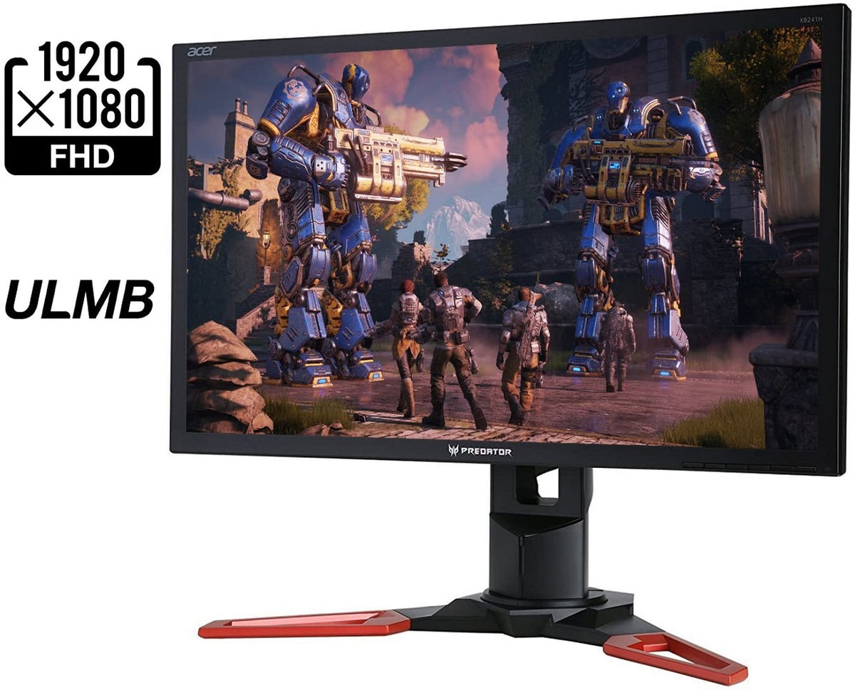 Acer Predator XB241H Bmipr 24-Inch Full HD 1920x1080 NVIDIA G-Sync Dis ...