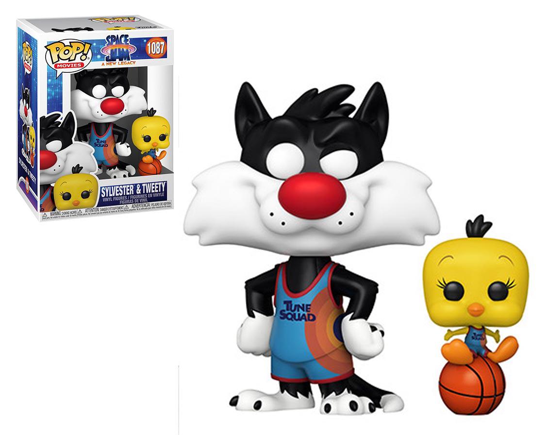 Funko Space Jam A New Legacy 2087 Sylvester and Tweety Pop! Vinyl Figu ...