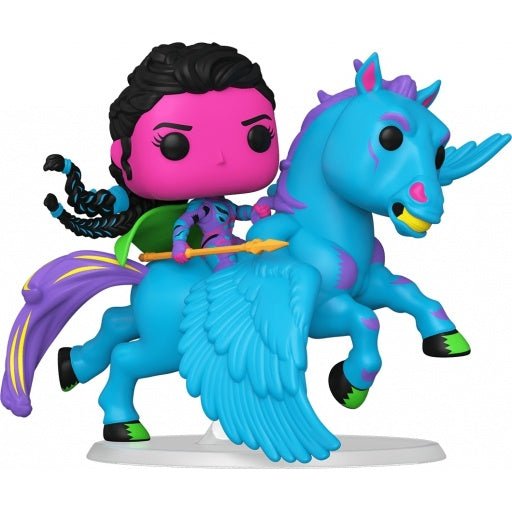 Funko Avengers Endgame 86 Valkyrie's Flight Blacklight Pop! Rides Viny ...
