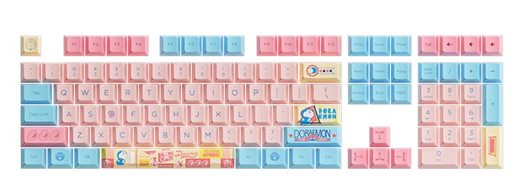 Akko Doraemon Macaron Cherry Keycap Set – Click.com.bn