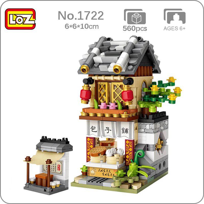 LOZ 1722 Mini Ancient Street - Bun Shop – Click.com.bn