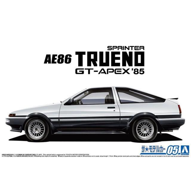 Aoshima 1/24 Toyota AE86 Sprinter Trueno GT-APEX '85 – Click.com.bn